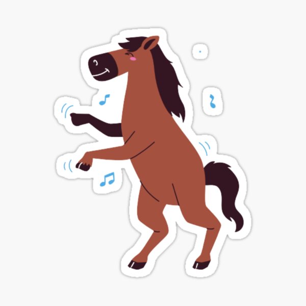 "Kids, after school care, dancing horse" Sticker by thekidsprint ...