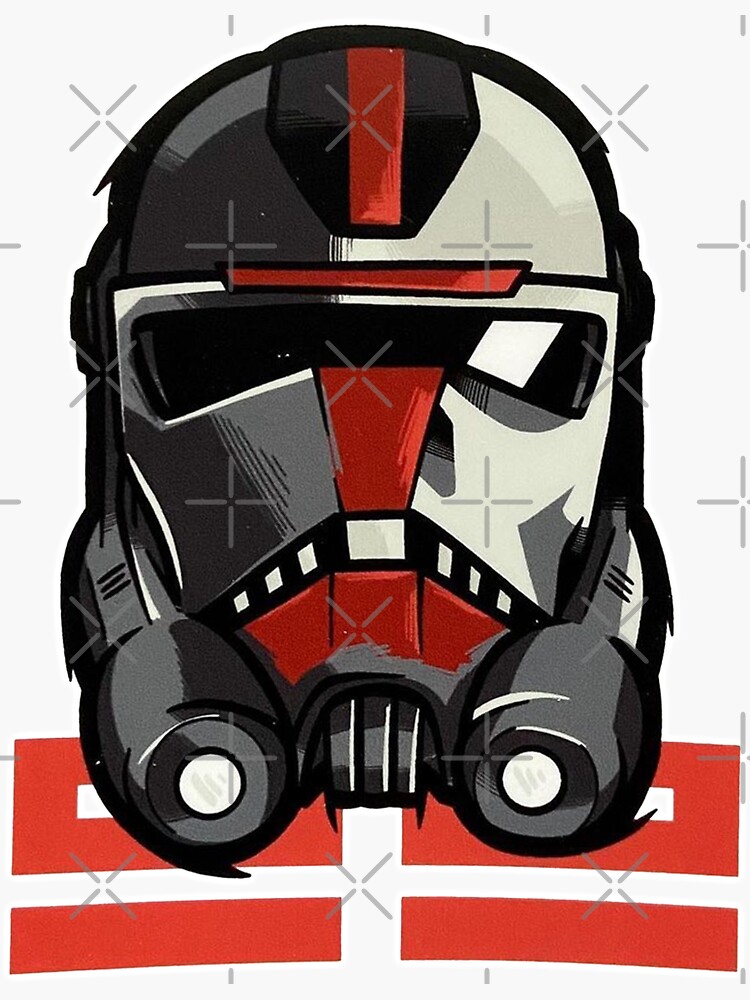 " clone force 99 hunter" Sticker by waterone | Redbubble