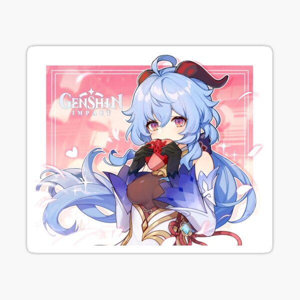 "Genshin Impact Ganyu " Sticker for Sale by Valeria- | Redbubble