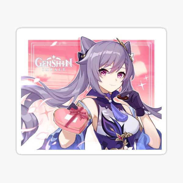 "Genshin Impact Keqing" Sticker for Sale by Valeria- | Redbubble