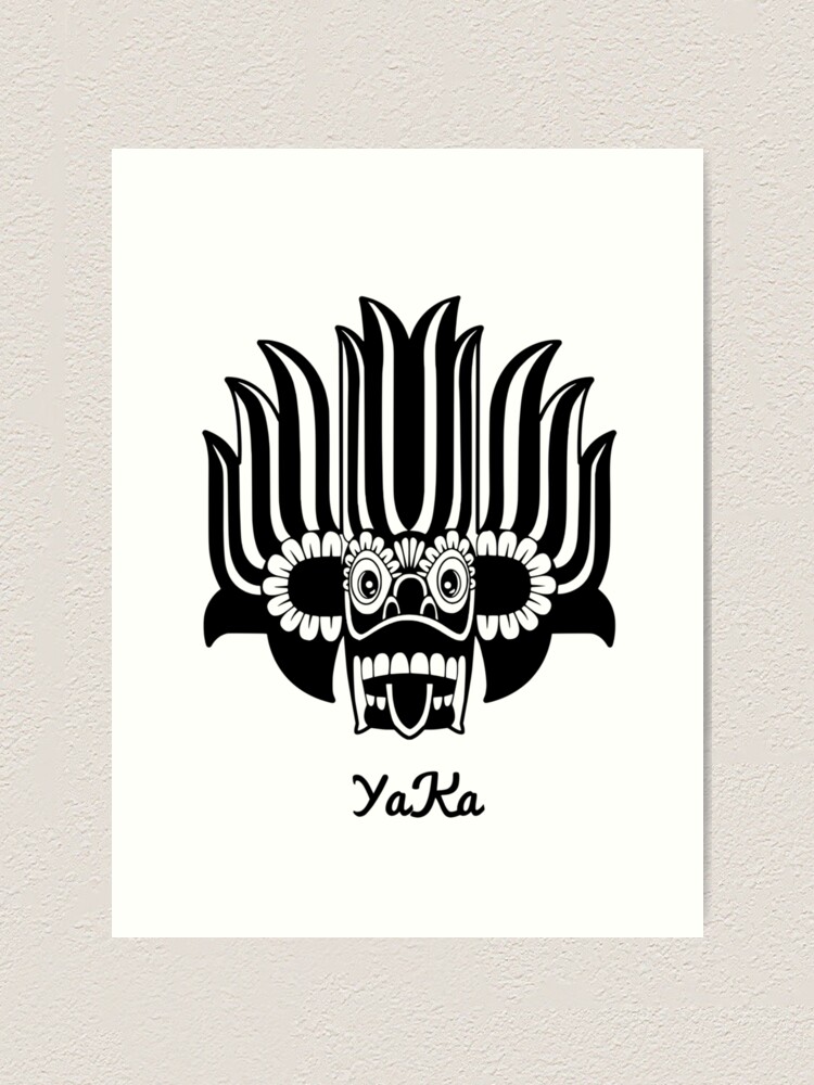 "Sri Lankan Yaka " Art Print for Sale by Ujitha Rusiranga | Redbubble
