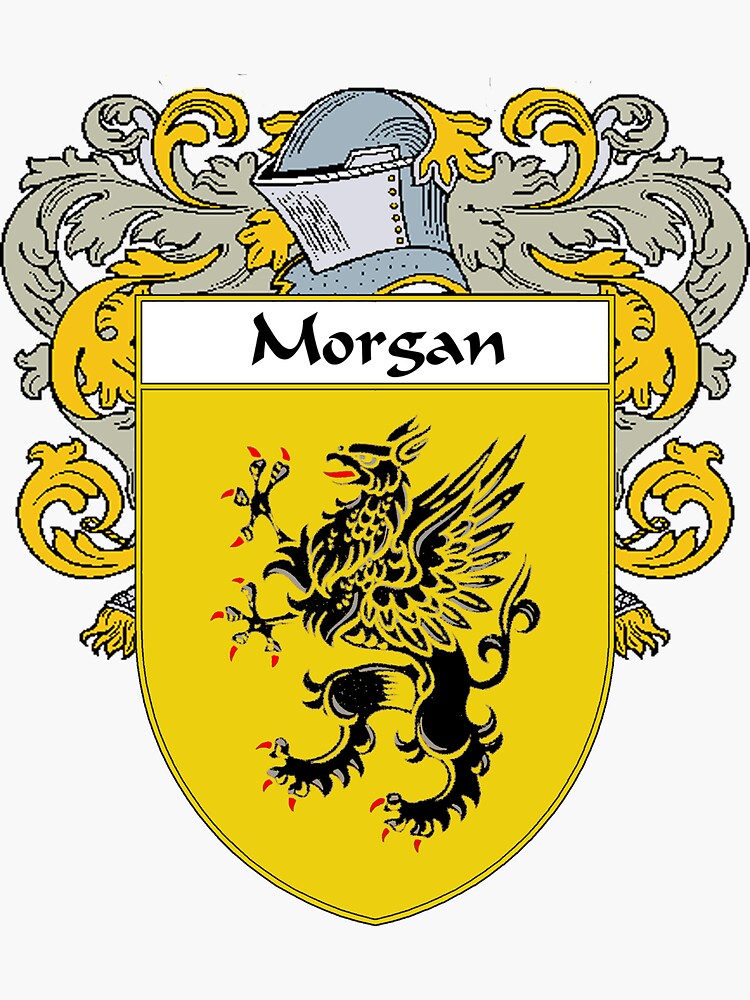 "Morgan Coat of Arms/Family Crest" Sticker for Sale by IrishArms ...