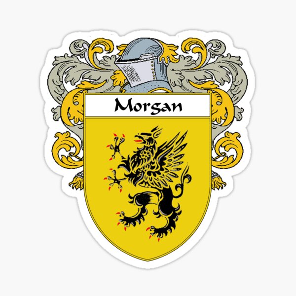 "Morgan Coat of Arms/Family Crest" Sticker for Sale by IrishArms ...