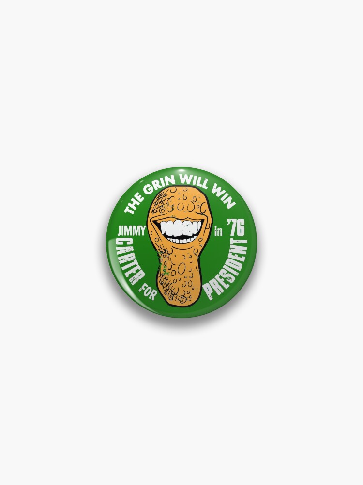 "JIMMY CARTER ))(( Vintage Presidential Grin Campaign" Pin for Sale by ...