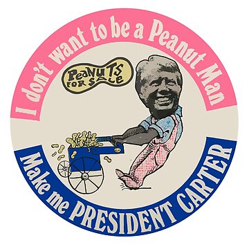 "JIMMY CARTER ))(( Vintage Presidential Peanut Man Campaign" Pin for ...