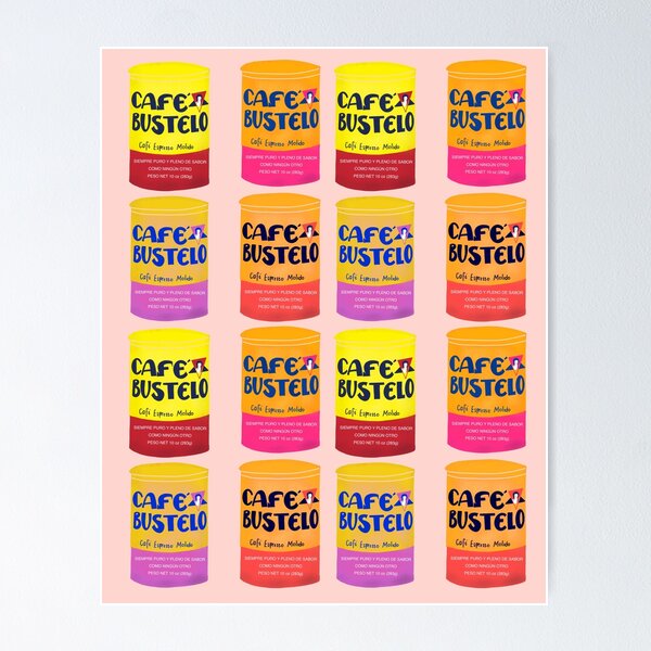 "Colorful Coffee" Poster for Sale by Teresa Lopez-Jones | Redbubble