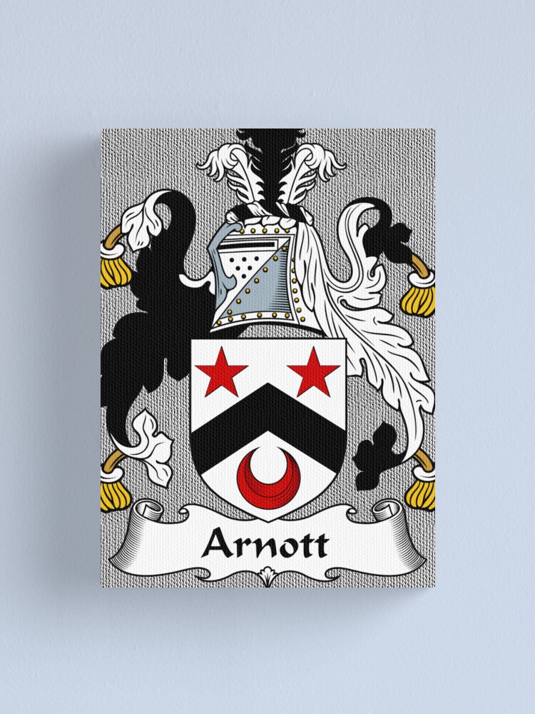 "Arnott Coat of Arms / Arnott Family Crest" Canvas Print for Sale by ...
