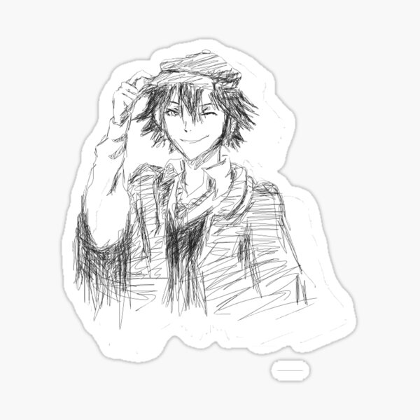 "Ranpo Edogawa" Sticker by monabel | Redbubble