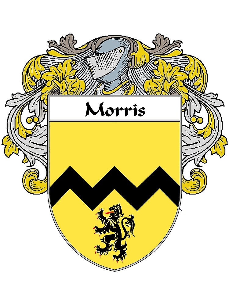 "Morris Coat of Arms/Family Crest" Framed Art Print for Sale by ...
