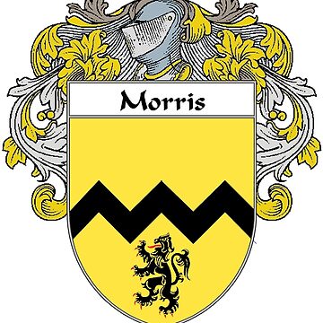 "Morris Coat of Arms/Family Crest" Sticker for Sale by William Martin ...