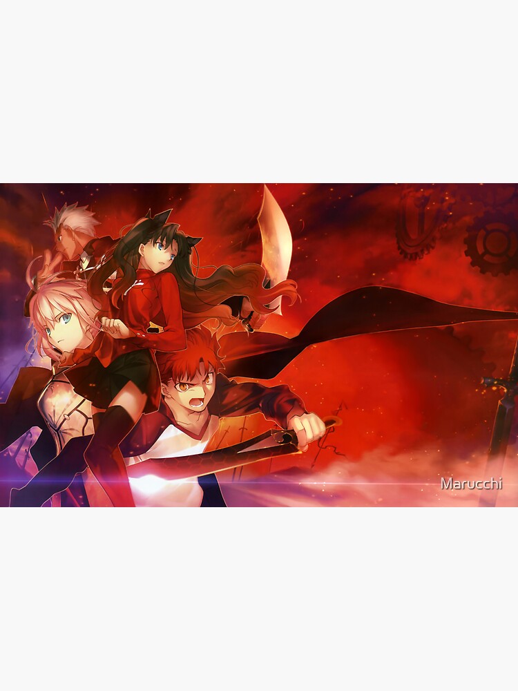 "Fate Stay Night Unlimited Blade Work" Sticker for Sale by Marucchi | Redbubble