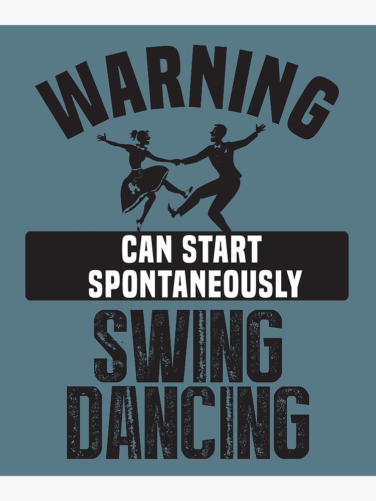 Swing dancing, swing era, swing dancer Premium Matte Vertical Poster ...