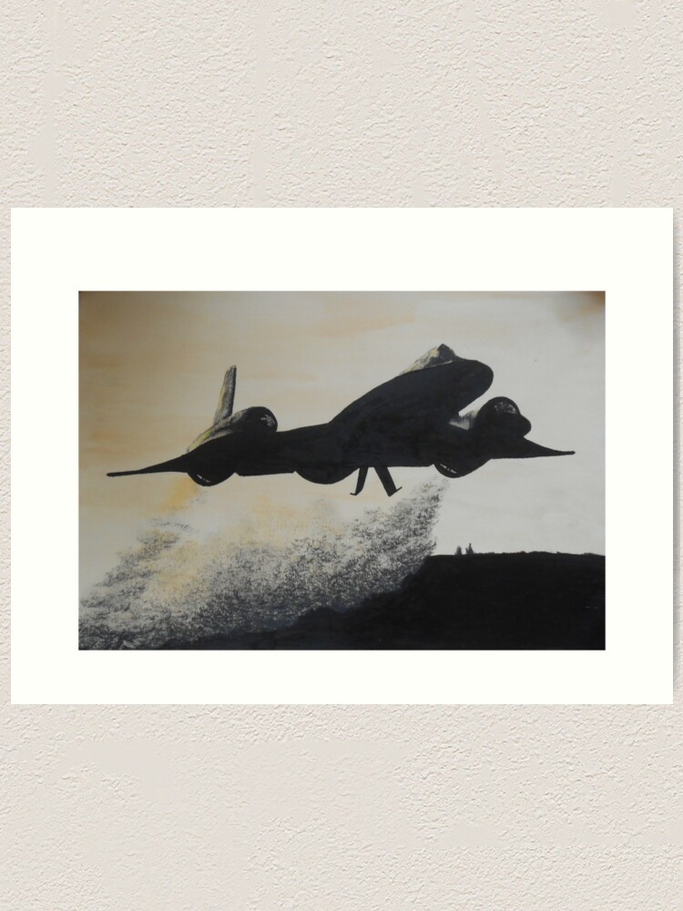 "SR-71 Blackbird" Art Print for Sale by PurpleMoose | Redbubble
