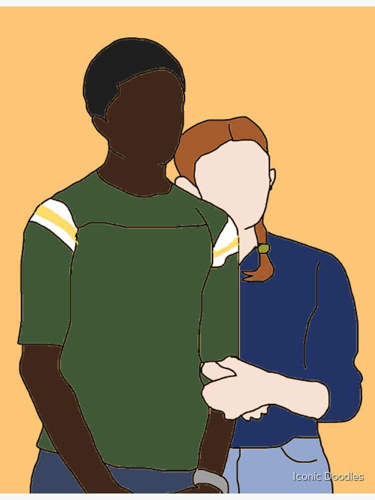 "Max and Lucas - Stranger Things " Sticker for Sale by gracefleetxx ...