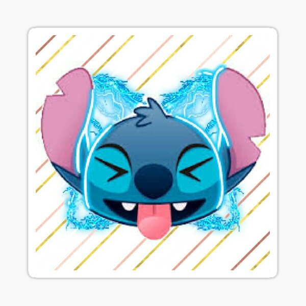 ""stitch" cool blue" Sticker by Gryde159 | Redbubble