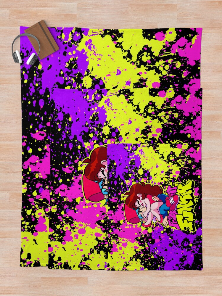 "Friday Night Funkin, Boyfriend & Girlfriend" Throw Blanket for Sale by ...