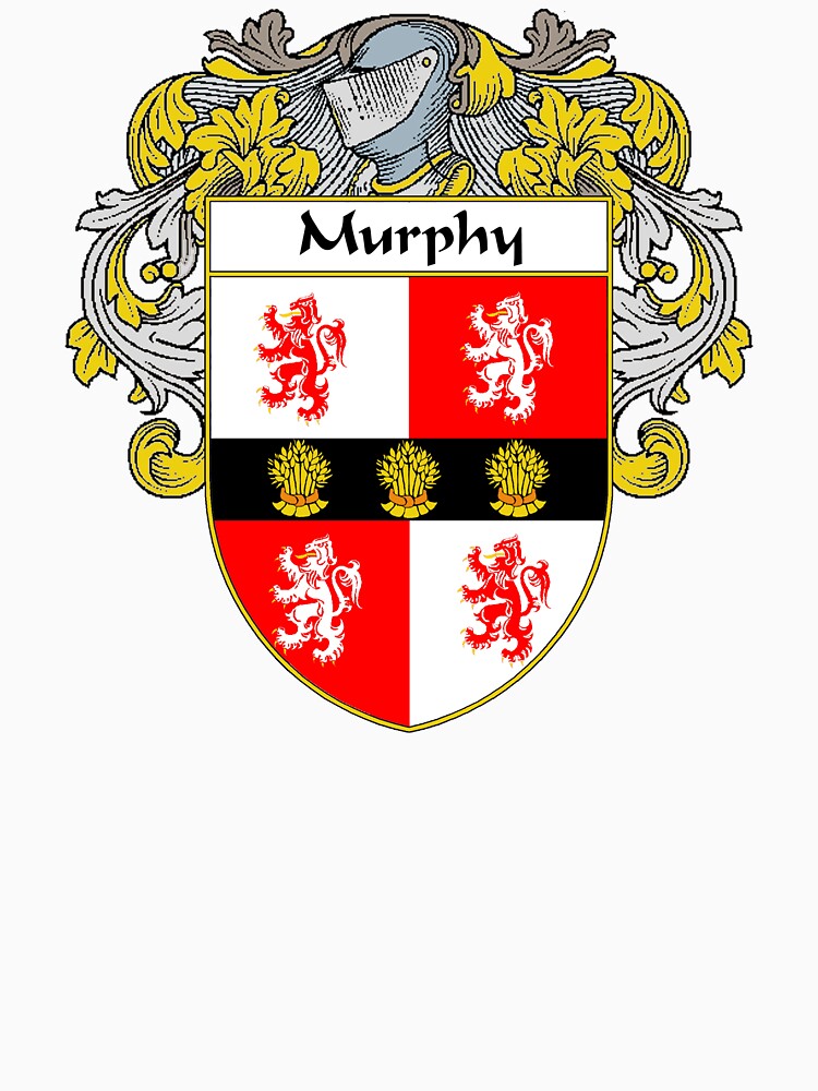 "Murphy Coat of Arms/Family Crest" T-shirt for Sale by IrishArms ...