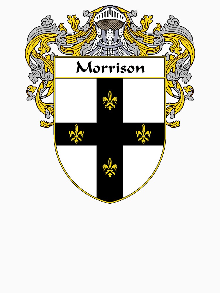 "Morrison Coat of Arms/Family Crest" T-shirt for Sale by IrishArms ...