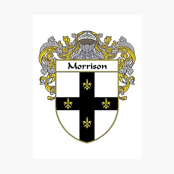 "Morrison Coat of Arms/Family Crest" Photographic Print for Sale by ...