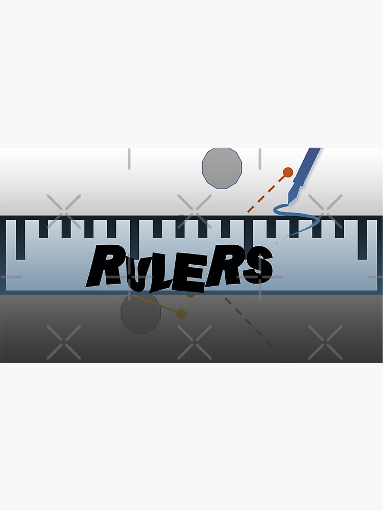 "THE Best RULERS ?Alignment Ruler, L" Sticker for Sale by SAHdigital ...
