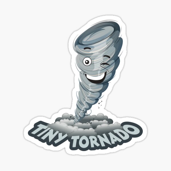 "Mama's Tiny Tornado Kid Hunters Storm Chaser Hurricane" Sticker for ...
