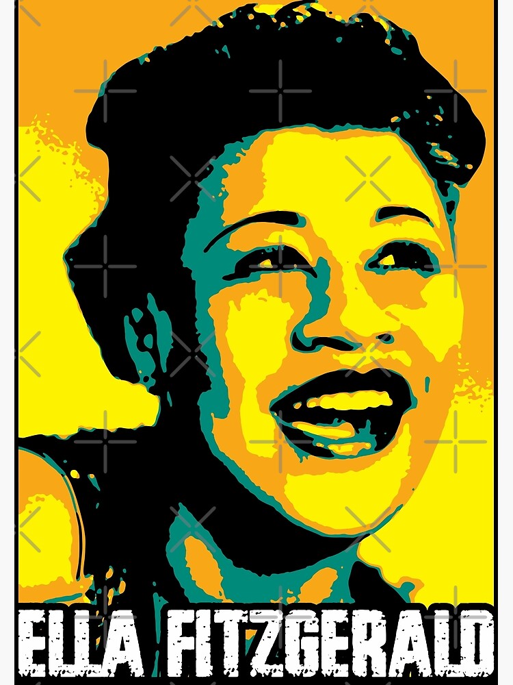 "Ella Fitzgerald v2" Poster by Dhikaboddy | Redbubble