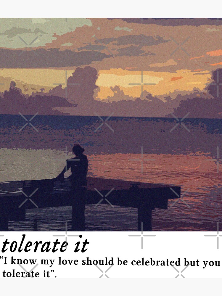 "Tolerate it- Taylor Swift " Sticker for Sale by sofb200 | Redbubble