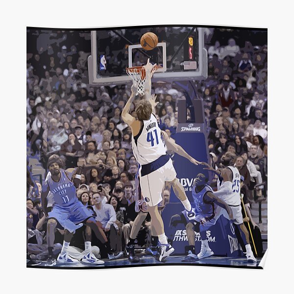 "Dirk Nowitzki - Illustration" Poster von AYA-Design | Redbubble