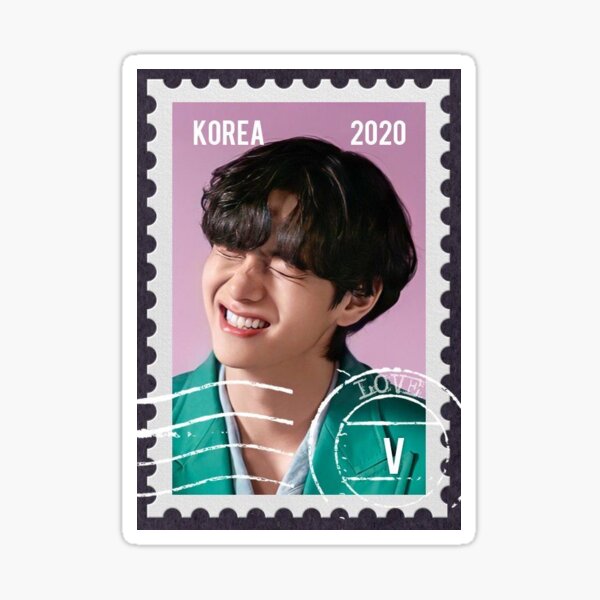 "tae stamp" Sticker for Sale by jazzzzzzzo | Redbubble