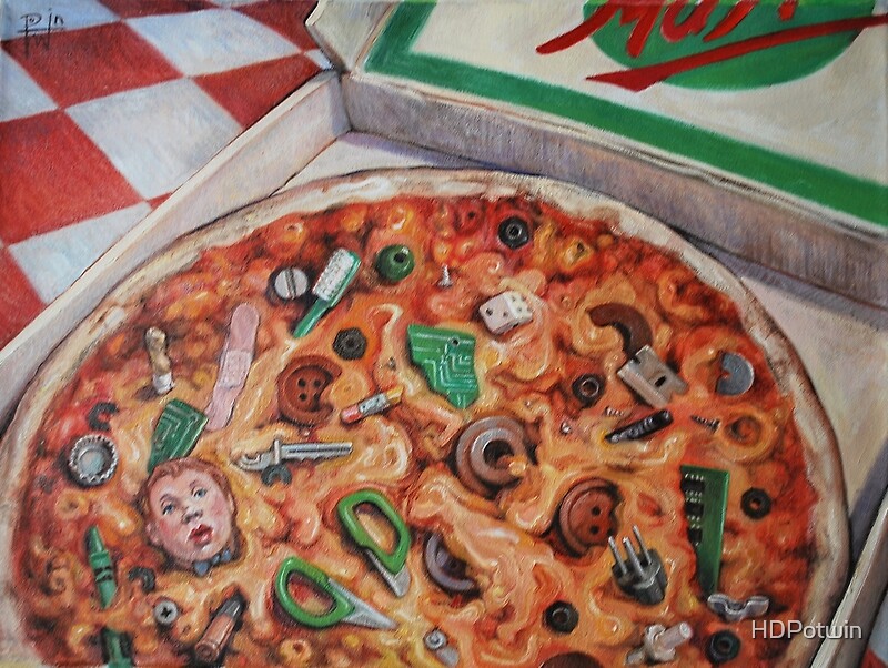 "Junk Food (Pizza)" by HDPotwin | Redbubble