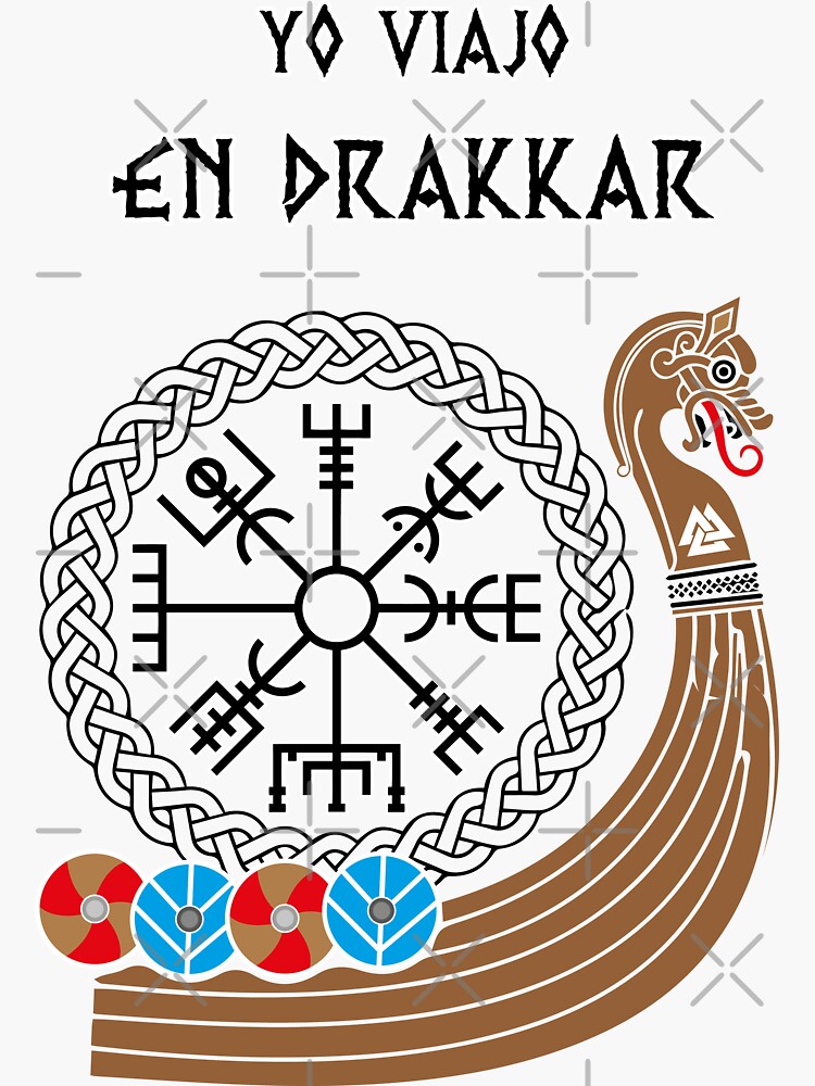 "Ride a Viking Drakkar" Sticker by OniDesign09 | Redbubble