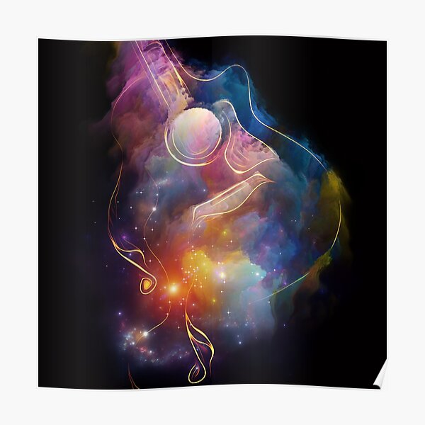 "Guitar abstract,music abstract,guitar abstract art,guitar art, modern ...