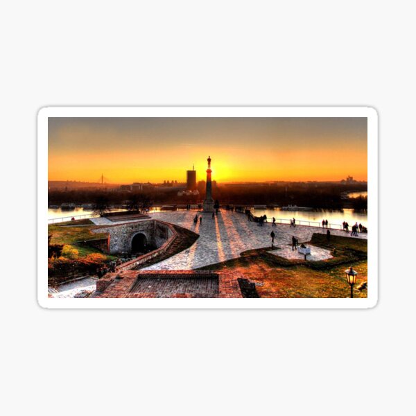 "Belgrade best city in Europ and capital city of Serbia" Sticker by ...