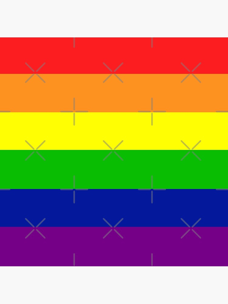 "Pride flag - repeat pattern" Sticker for Sale by Martynwithay | Redbubble