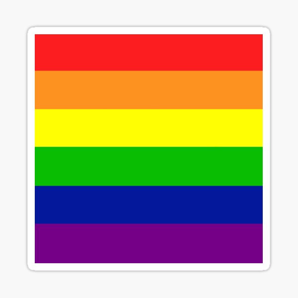 "Pride flag - repeat pattern" Sticker for Sale by Martynwithay | Redbubble