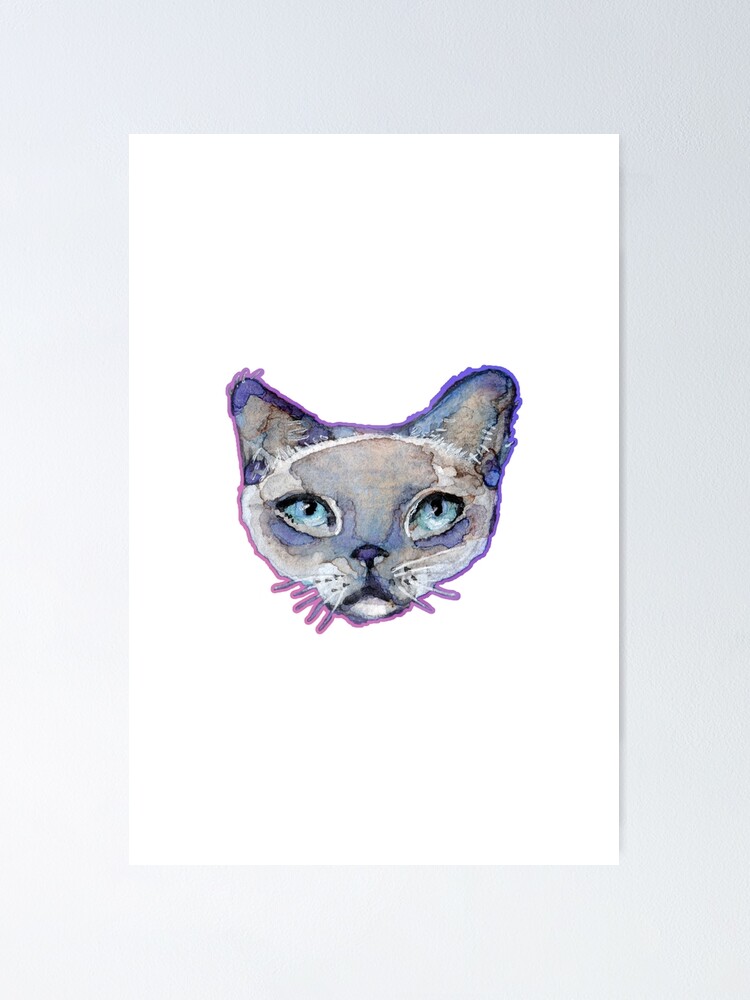 "Bianca the Cat" Poster by JJLosh | Redbubble