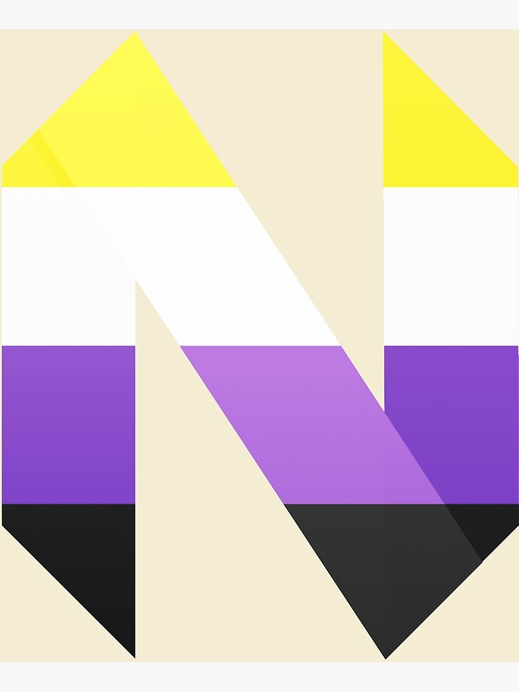 "Nonbinary Pride Neovim Logo" Poster for Sale by QuietMisdreavus ...