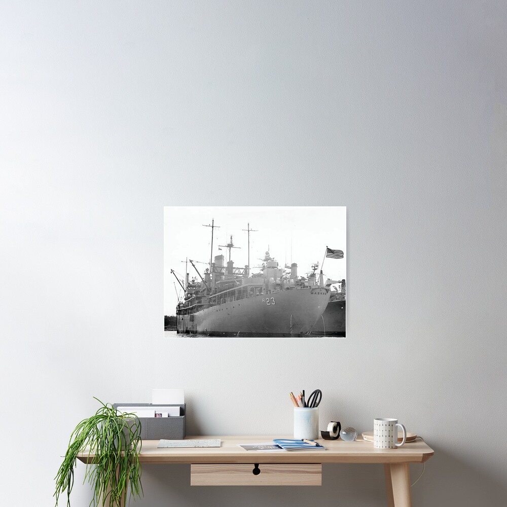 "USS MARKAB (AR-23) SHIP'S STORE" Poster for Sale by militarygifts ...