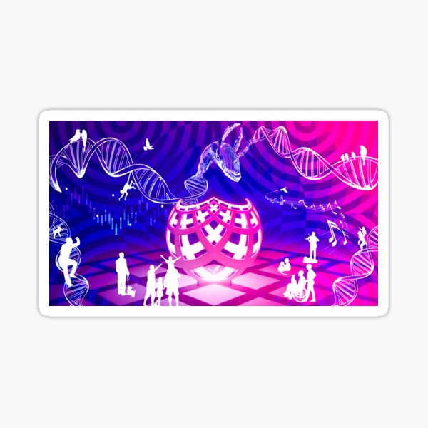 "Digital Transformation World Of Coexistence" Sticker for Sale by ...