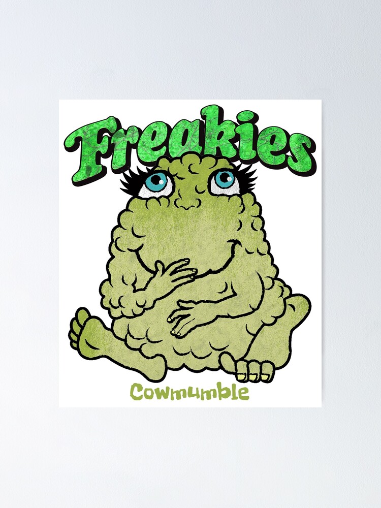 "Freakies Cereal Cowmumble Character and Logotype" Poster by ...
