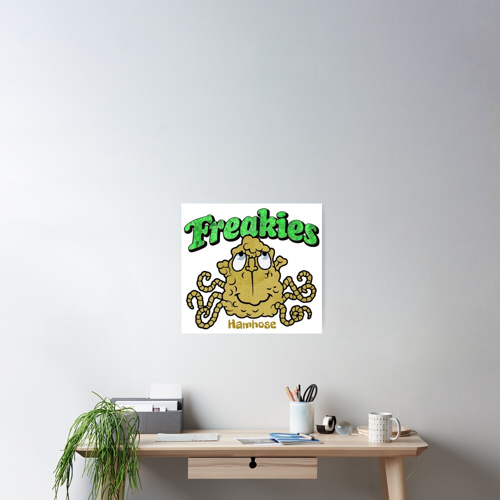 "Freakies Cereal Hamhose Character and Logotype" Poster by ...