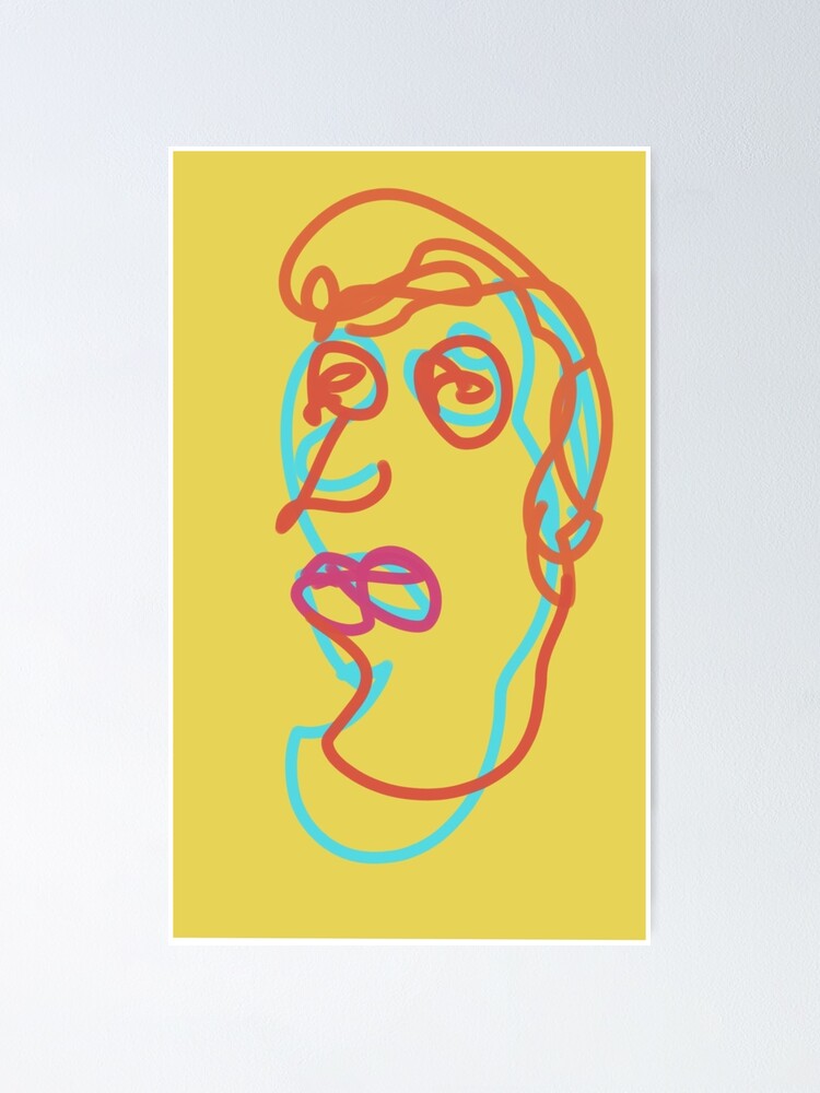 "Funny Face" Poster for Sale by WackyArt | Redbubble