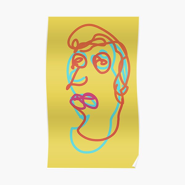 "Funny Face" Poster for Sale by WackyArt | Redbubble