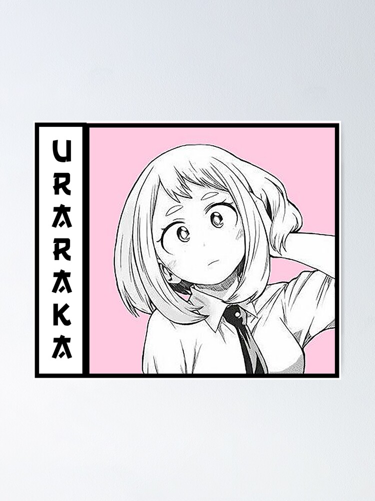 "uraraka ochako" Poster for Sale by rays95 | Redbubble