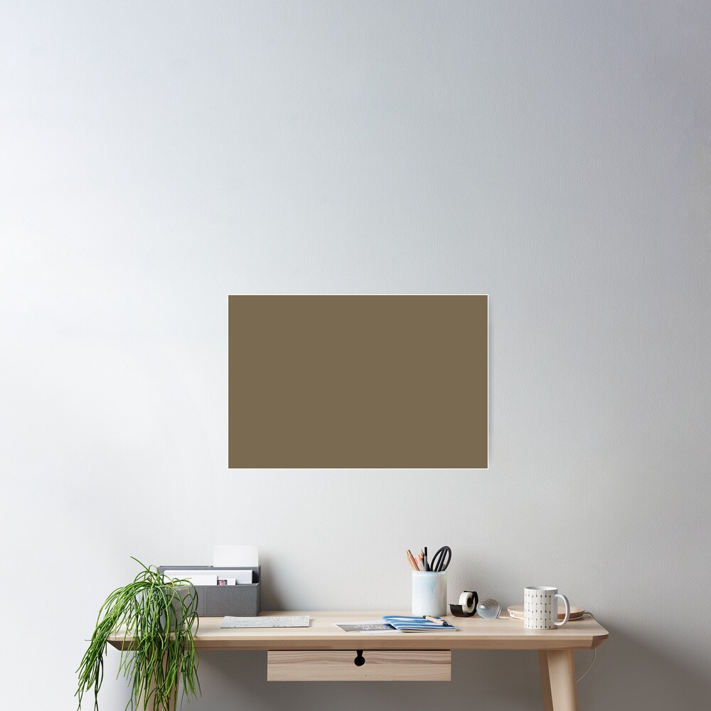 "Dark Beige Solid Color Single Accent Shade / Hue Coordinates w ...