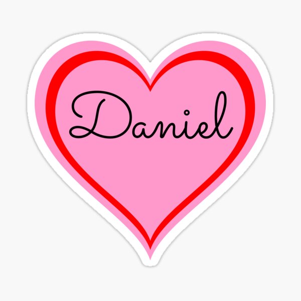 "Daniel" Sticker for Sale by ArtPop88 | Redbubble
