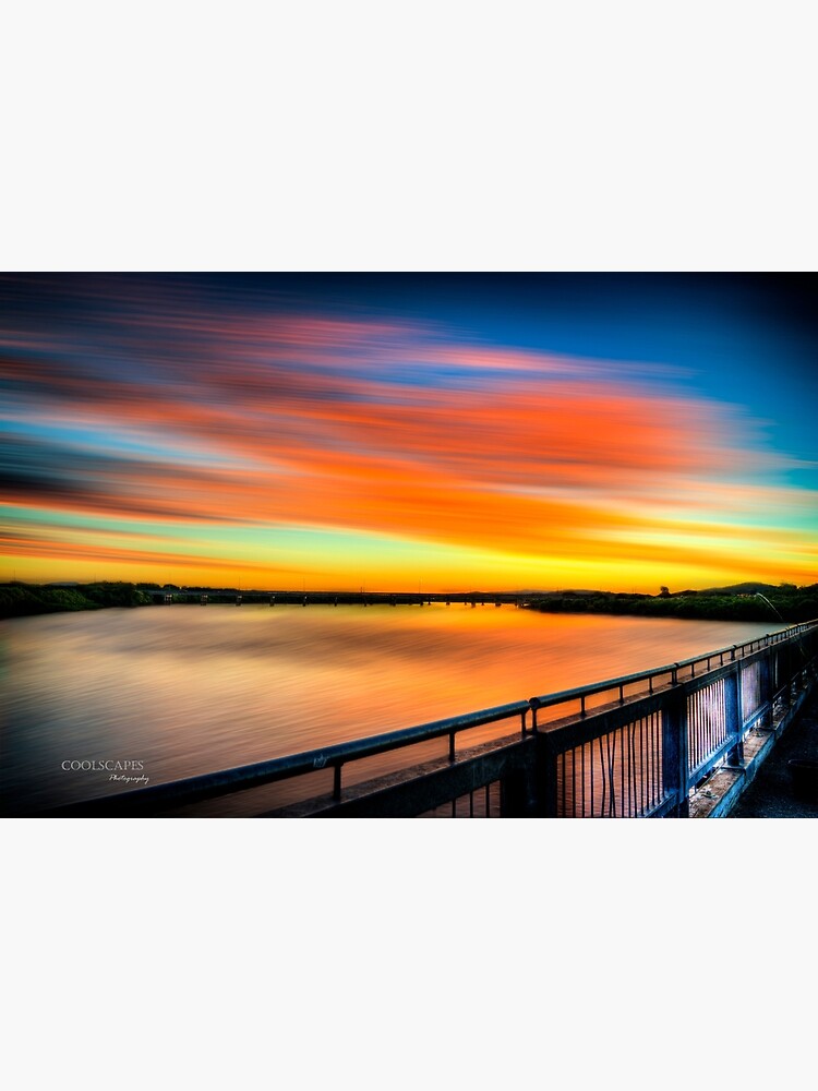 "Pioneer River Sunset - Mackay, Qld" Poster for Sale by Coolscapes ...