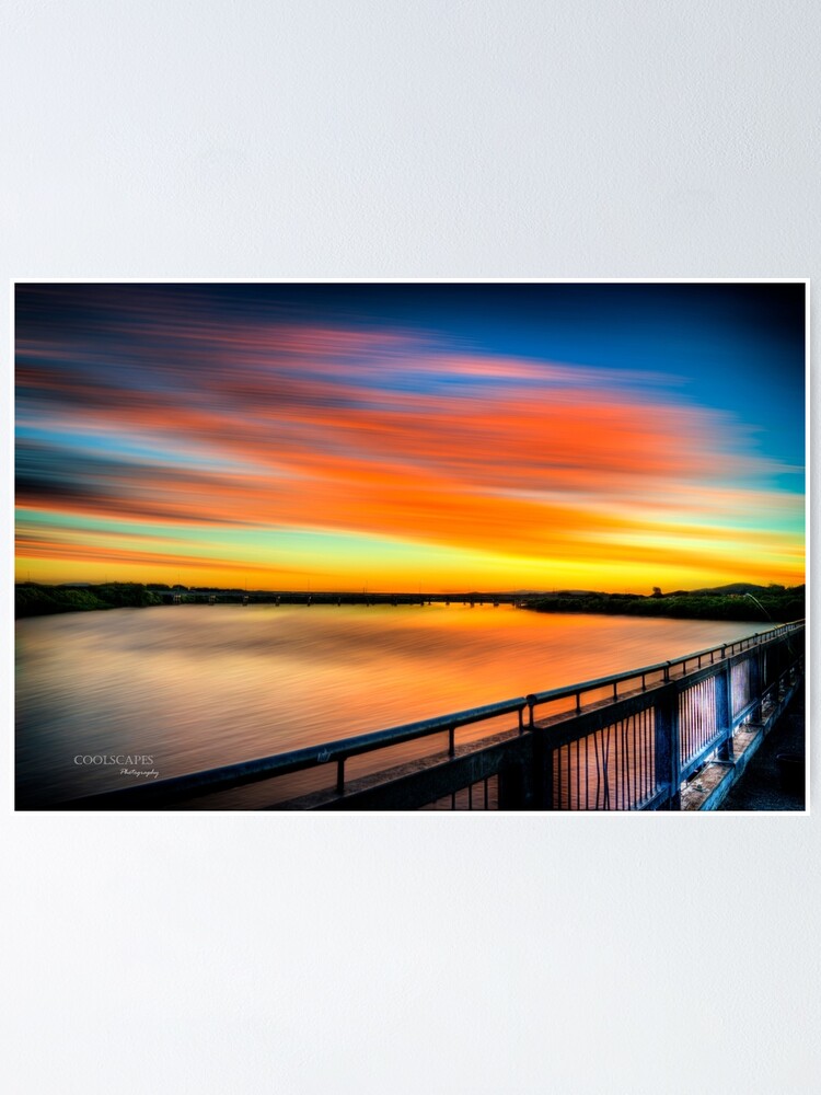 "Pioneer River Sunset - Mackay, Qld" Poster for Sale by Coolscapes ...