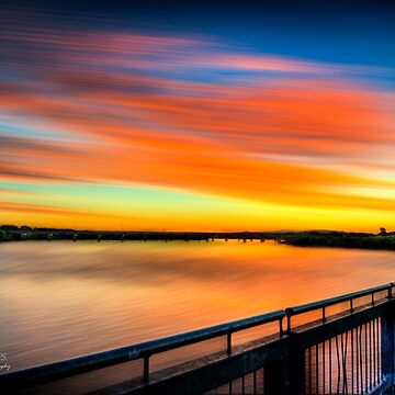 "Pioneer River Sunset - Mackay, Qld" Poster for Sale by Coolscapes ...