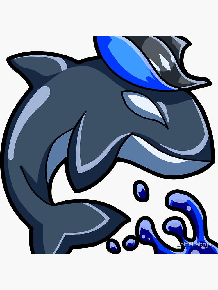 "Gacha whale Skadi" Sticker for Sale by LotteLabrys | Redbubble